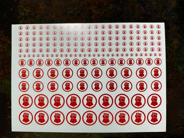 Clearance Decal Set - Crimson Fists – Light Industries