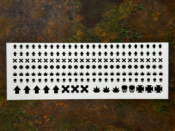 Clearance Decal Set - Solid Squad Markings - Explosion – Light Industries