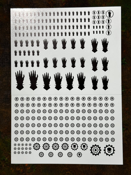 Clearance Decal Set - Hands of Steel - 1 – Light Industries